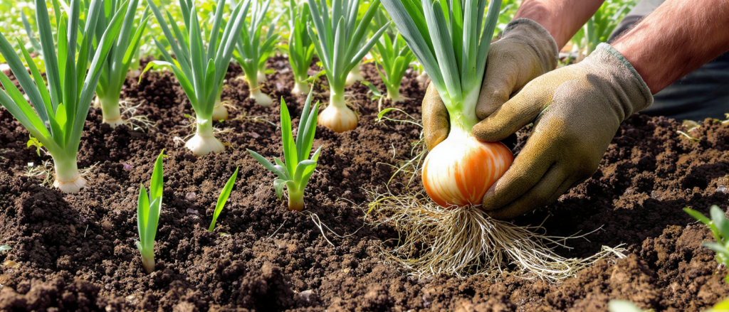 From Set to Harvest: How Onions Grow